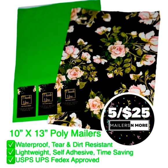 Mailers N More | Office | X13 Poly Mailers Cards Shipping Envelopes ...